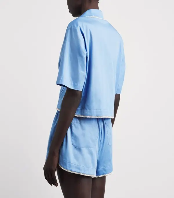 Sandro Cotton Embellished Shirt
