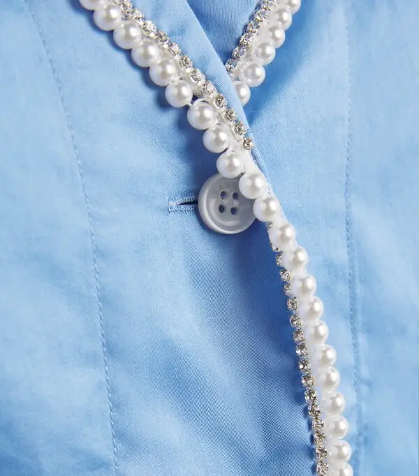 Sandro Cotton Embellished Shirt