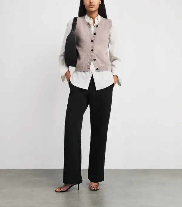 Harrods Cashmere-cotton Sweater Vest