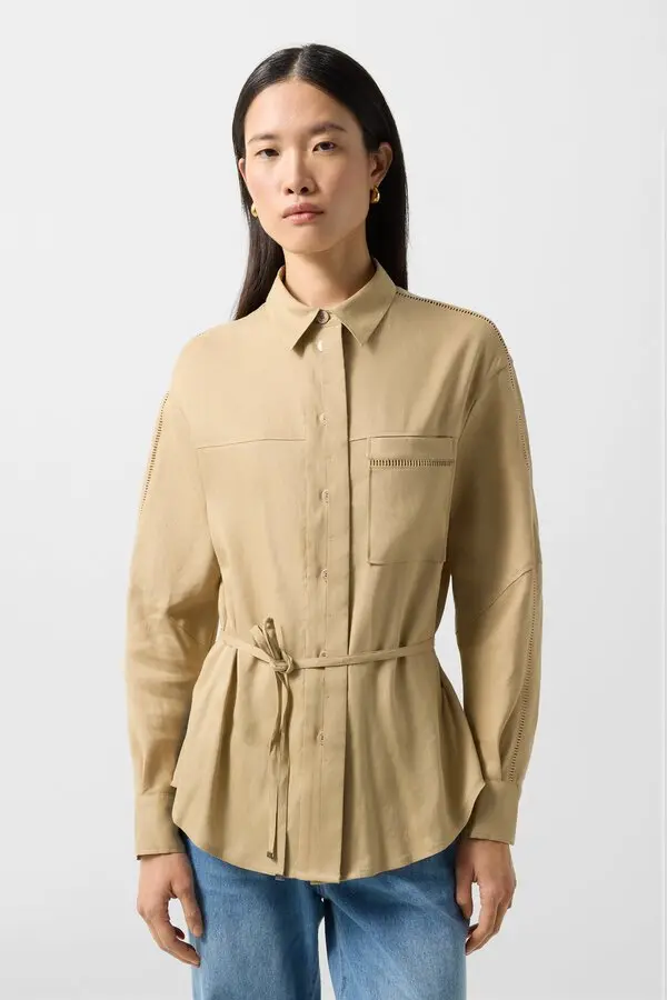 Bogner Catrina Linen Blend Blouse