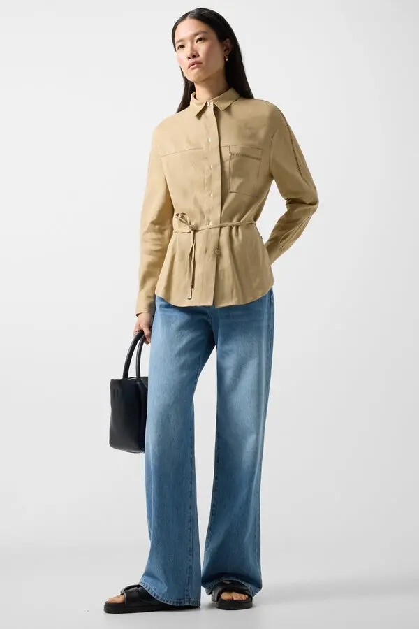 Bogner Catrina Linen Blend Blouse