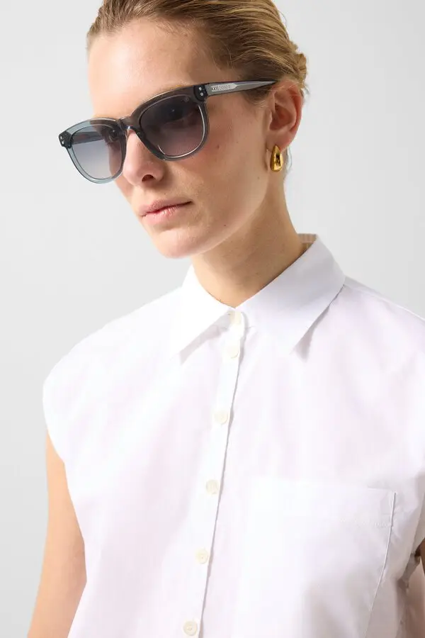 Bogner Cotton Hunter Blouse - White