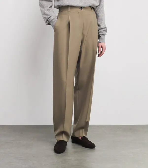 THE ROW Gianni Wool Trousers