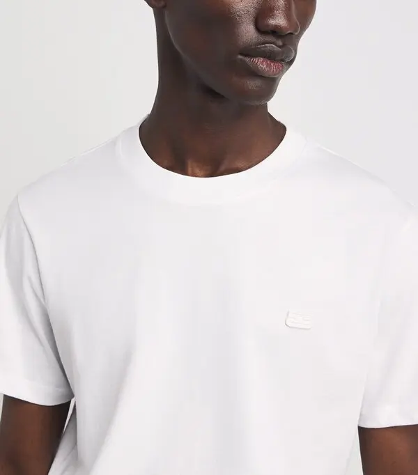 Sandro Cotton Logo T-shirt - Beige