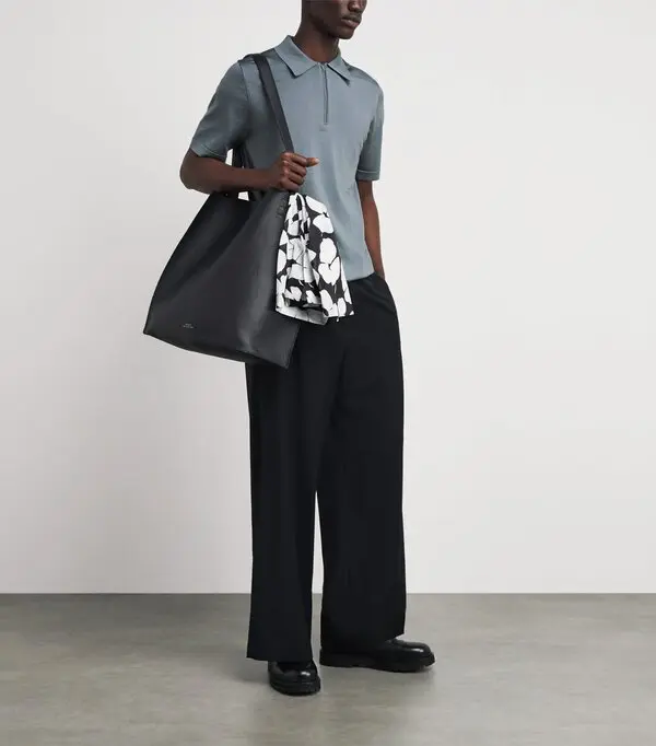 Sandro Zip-up Polo Shirt