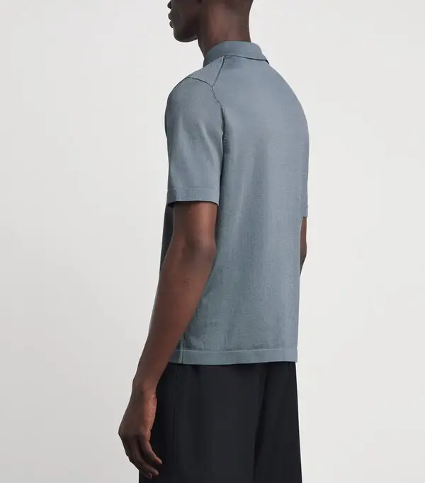 Sandro Zip-up Polo Shirt