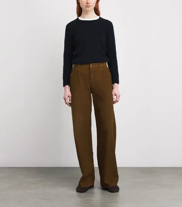 THE ROW Eglitta Stretch-cotton Jeans