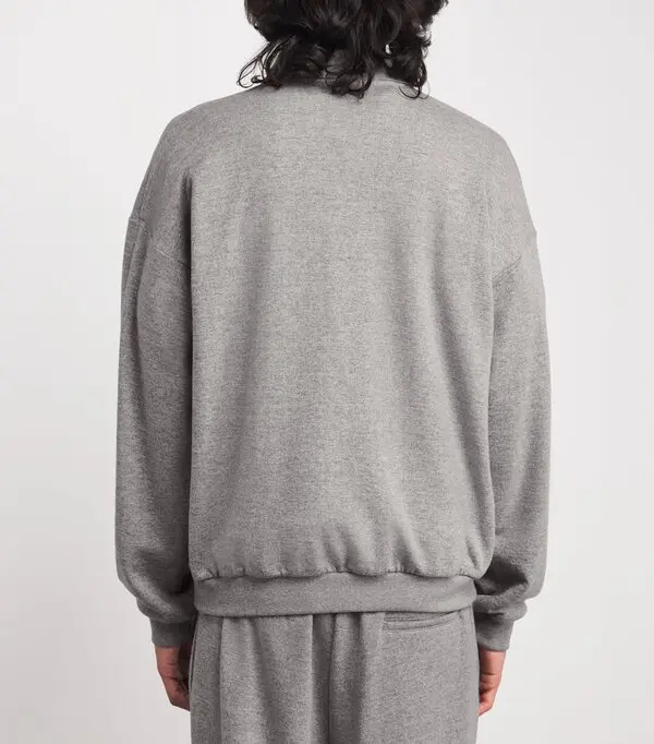 THE ROW Ry Cotton Collared Sweater