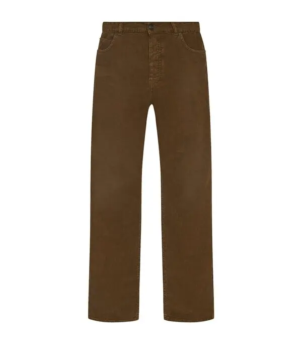 THE ROW Siouxie Corduroy Trousers - Brown