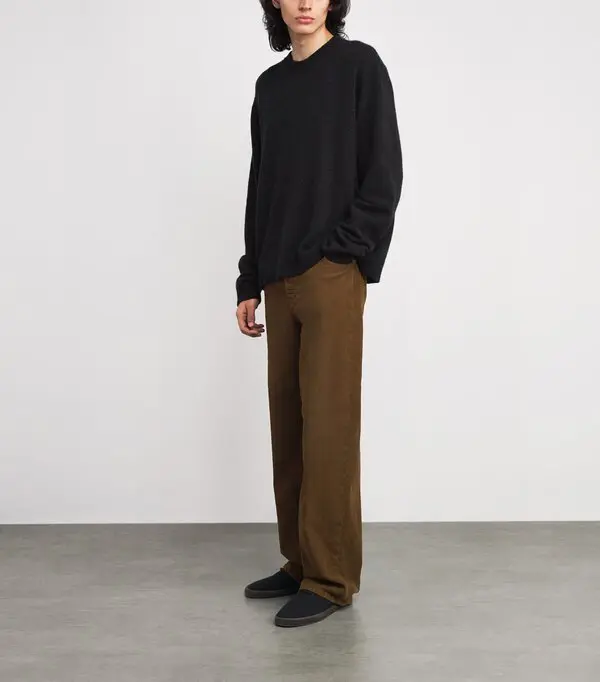 THE ROW Siouxie Corduroy Trousers - Brown