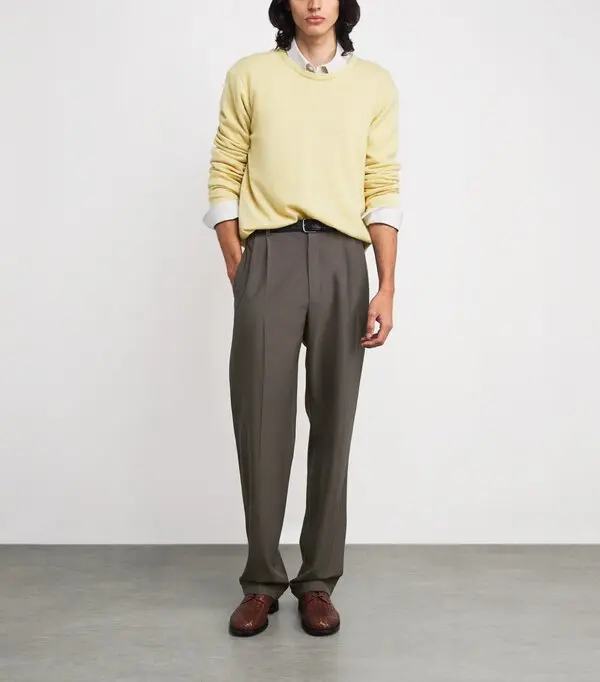 THE ROW Tosca Wool Trousers