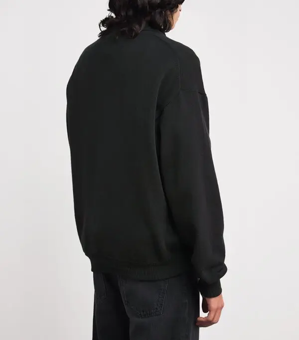 THE ROW Kirin Cotton Polo Sweater