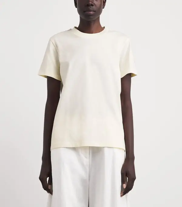 Moncler Cotton T-shirt With Embroidered Logo