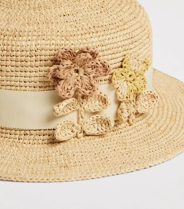 Bonpoint Raffia Boater Hat