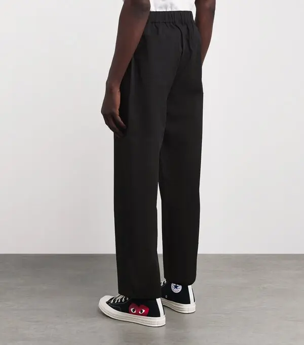 FRAME Cotton Straight Trousers