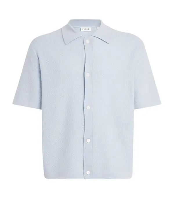 FRAME Wool Short-sleeve Cardigan