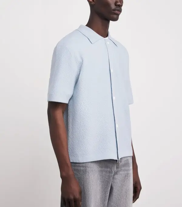 FRAME Wool Short-sleeve Cardigan