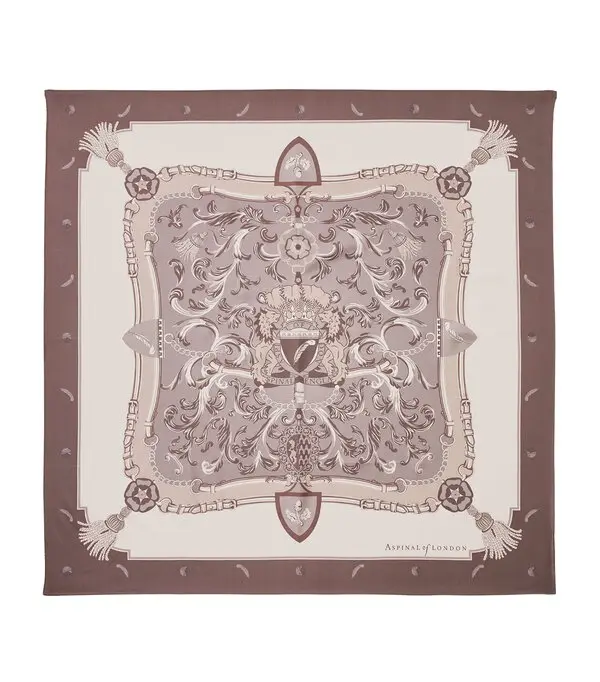 ASPINAL OF LONDON Silk Signature Scarf - Neutral