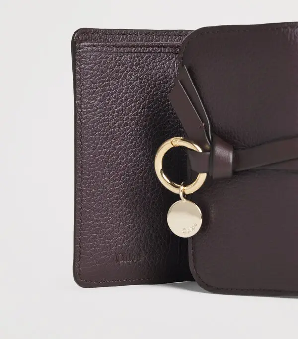 Chloé Small Leather Alphabet Trifold Wallet
