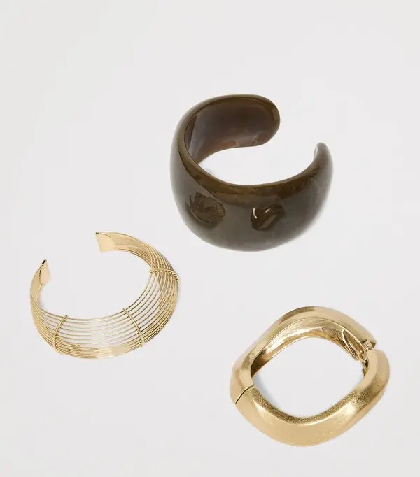 Marina Rinaldi Metal And Resin Bracelets