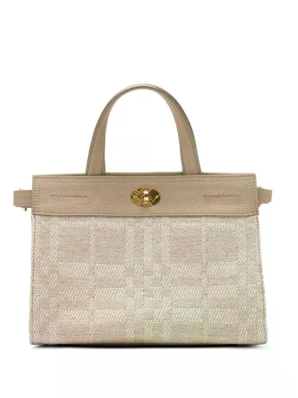 Burberry Mini Cotswolds Tote - Neutrals