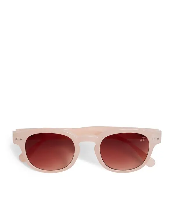 Bonpoint Cherry-detail Square Sunglasses - Pink
