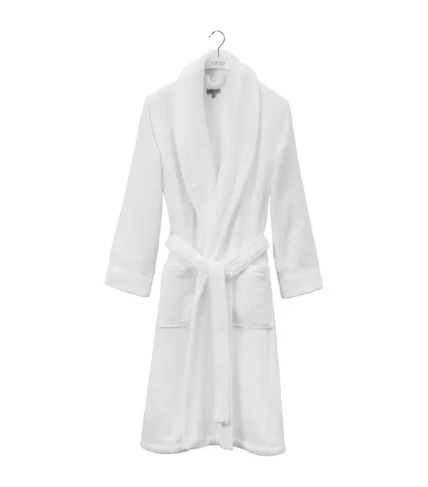 HAMAM Organic Cotton Raya Bathrobe - White