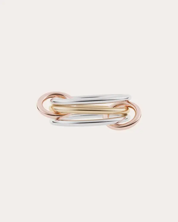 SPINELLI KILCOLLIN 18k Gold Tri-tone Solarium Ring - Multicolor