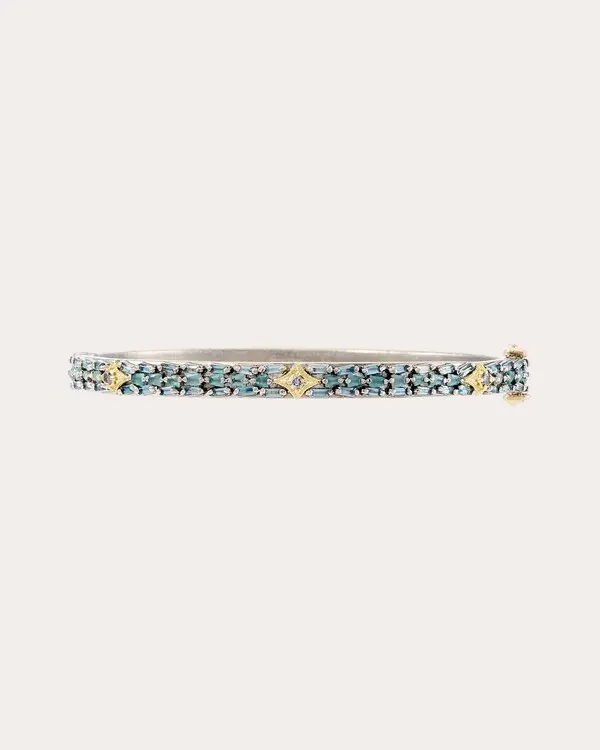 Armenta Topaz & Grandidierite Crivelli Bracelet - Blue