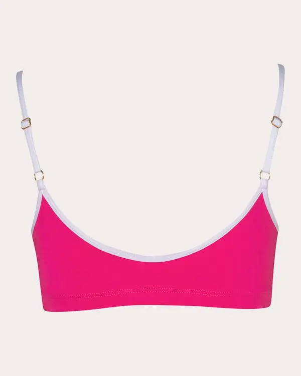 VERDELIMON Sol Bralette Bikini Top - Pink