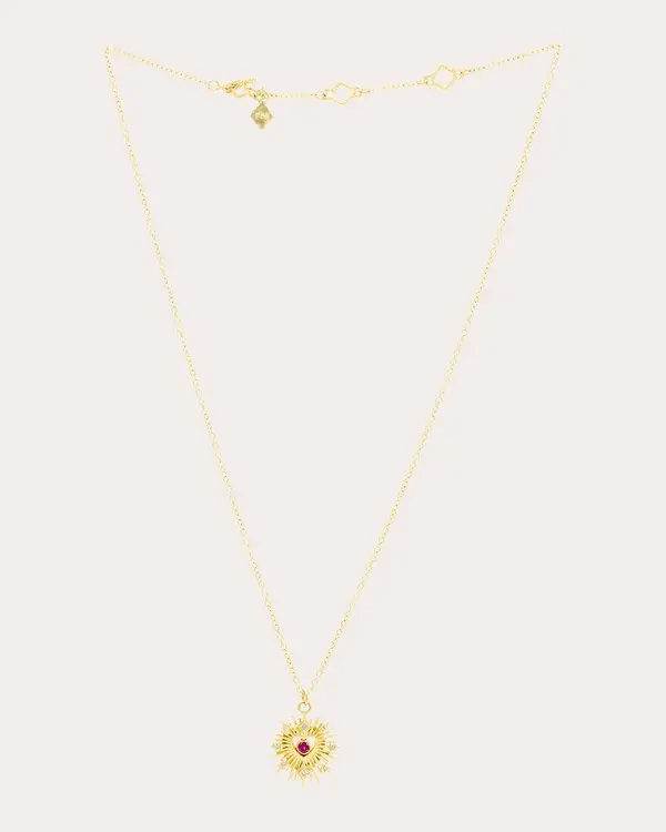 Armenta Purple Garnet And Diamond Pendant Necklace
