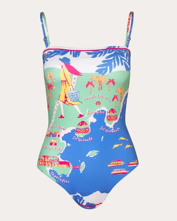VERDELIMON Sumatra Careyes Printed One-piece - Multicolor