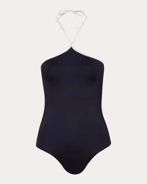 VERDELIMON Nauta Halterneck One-piece Swimsuit - Black