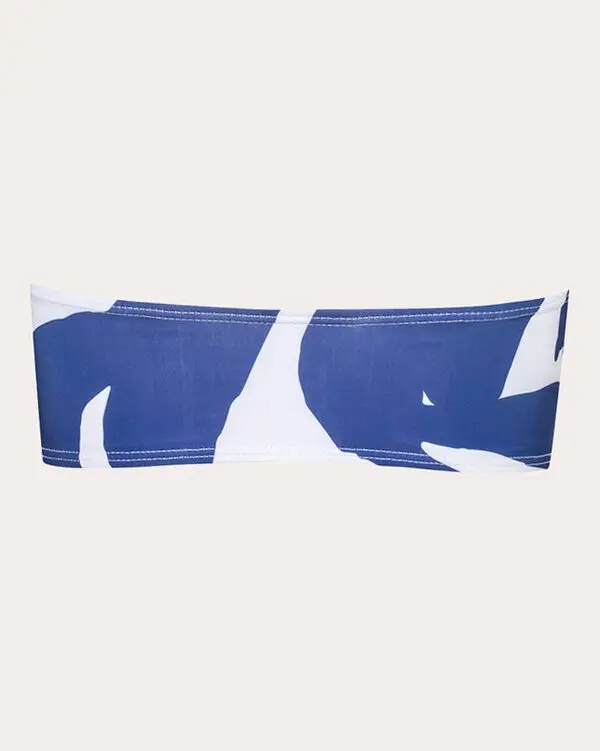 VERDELIMON Malibu Palms Strapless Bikini Top
