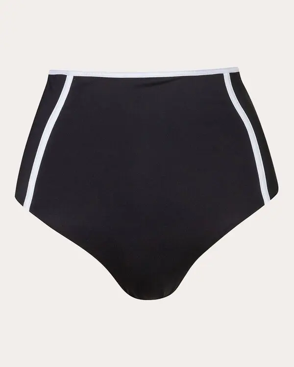 VERDELIMON Banes High-waist Bikini Bottoms - Black