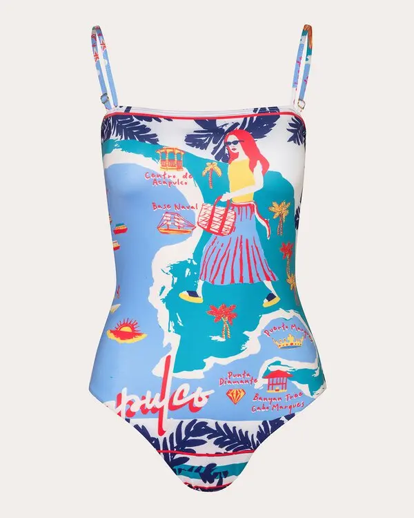 VERDELIMON Sumatra Acapulco Printed One-piece - Multicolor