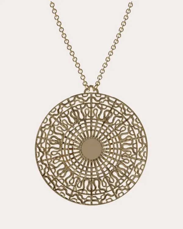 RUVEIL 14k 528hz Pendant Necklace - Gold