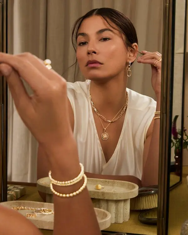 Anzie Diamond And 14k Méditerranée Band Ring - Gold