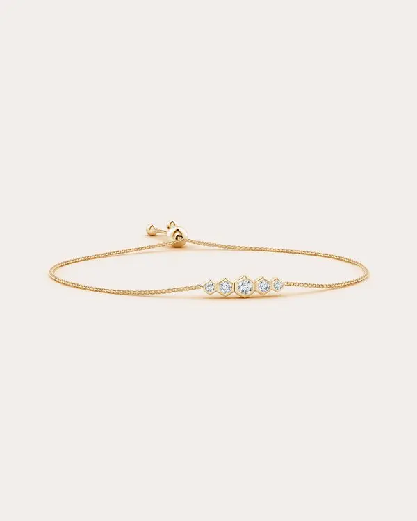 Natori Diamond & 14k Journey Bracelet - Gold