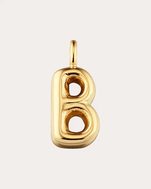 ELIZABETH MOORE 14k Puffy Initial Pendant