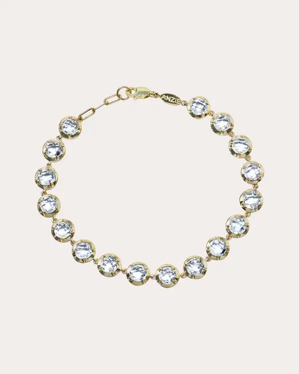 Anzie Topaz & 14k Mélia Tennis Bracelet - Gold
