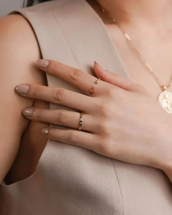 ZOE LEV Diamond And 14k Starburst Ring