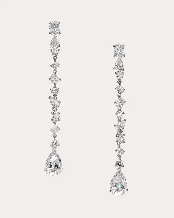 ANABELA CHAN Celestial Dust Drop Earrings - White