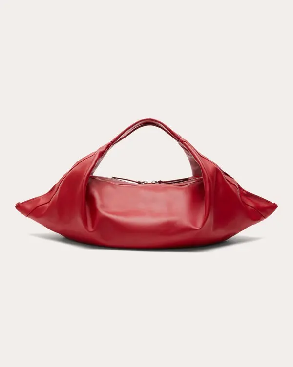 3.1 Phillip Lim Luna Folded Leather Handbag - Red