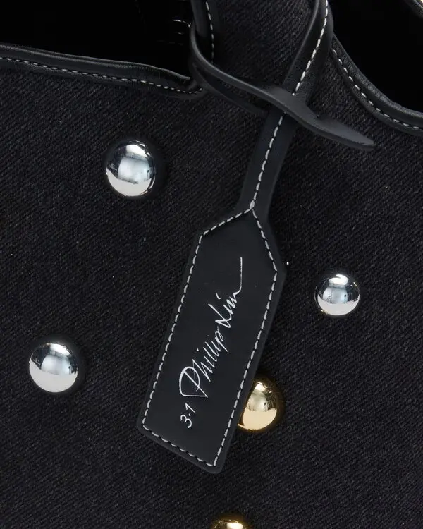 3.1 Phillip Lim Studded Denim Market Tote