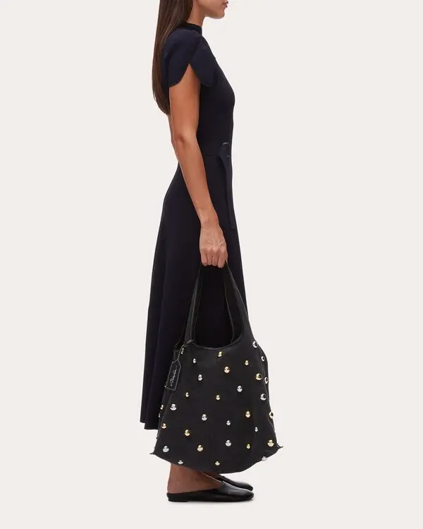 3.1 Phillip Lim Studded Denim Market Tote