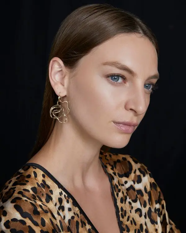 Natori 14k Sakura Drop Earrings