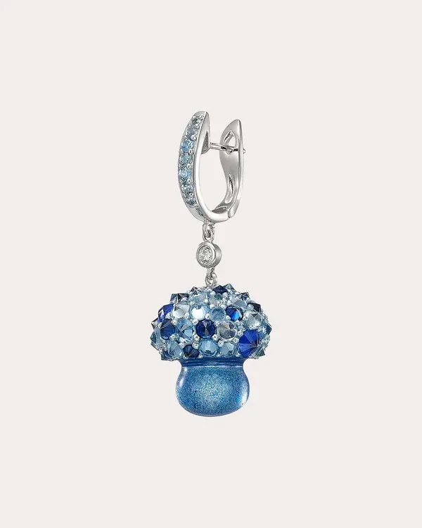 ANABELA CHAN Spirulina Fruit Gem Virosa Drop Earrings