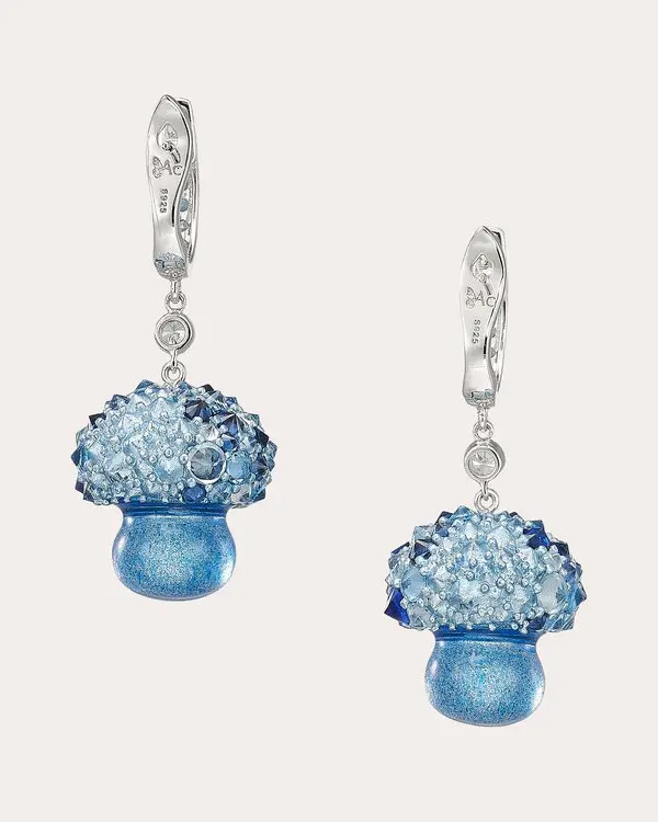 ANABELA CHAN Spirulina Fruit Gem Virosa Drop Earrings