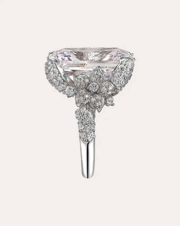 ANABELA CHAN Snowflower Princess-cut Diamond Ring